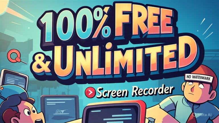 Free Unlimited Screen Recorder _ Free Screen Recorder Time Limit – FJCY
